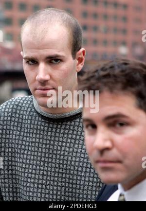 Chicago Bulls fan Michael Axelrod stands along the Chicago River ...