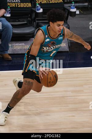Detroit Pistons guard Killian Hayes (7) in the first half of an NBA ...