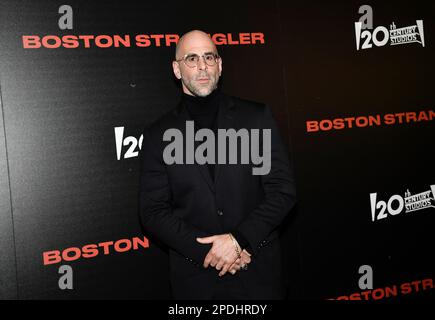 Greg Vrotsos attends a special screening of "Boston Strangler" at the ...