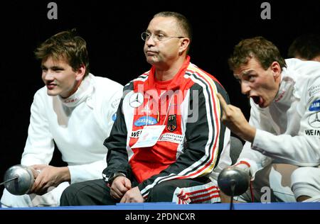 German team with Daniel Strigel, Sven Schid, Martin Schmitt and Joerg ...