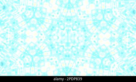 Blue symmetry pattern background. 2D layout illustration Stock Photo ...