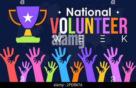 Volunteer Appreciation Week. volunteers communities awareness concept ...