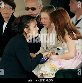 LOOKING FOR HER, center from left: Alexandra Swarens, Olivia Buckle ...