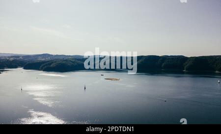The Solina Reservoir and the hydroelectric power plant Stock Photo - Alamy