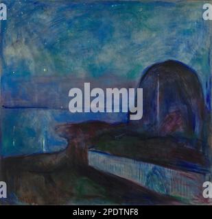 'Starry Night' by Edvard Munch, 1893, Getty Center Stock Photo - Alamy