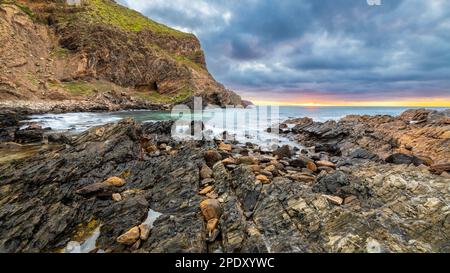 Iconic Second Valley coastal view at sunset, Fleurieu Peninsula, South ...