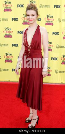 AMBER TAMBLYN 2005 TEEN CHOICE AWARDS THE GIBSON THEATRE UNIVERSAL CITY ...