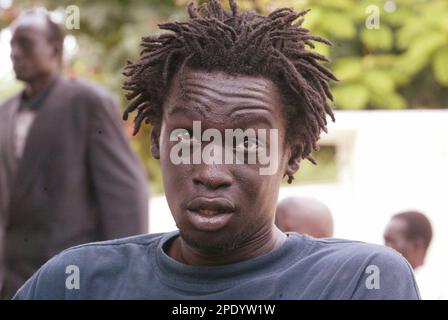 Chol Garang the son of the late southern Sudanese leader John Garang ...