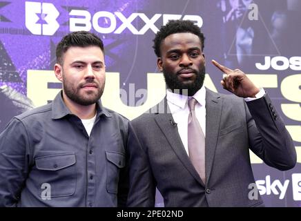 Boxing promotor Ben Shalom during a press conference at Durham Street ...