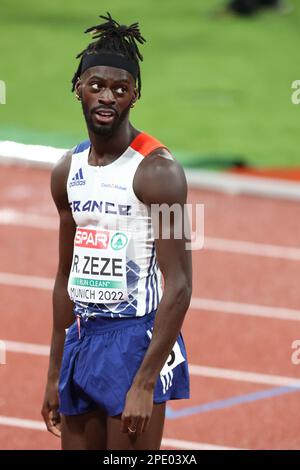 Ryan ZEZE after the 200m Semi Final at the European Athletics ...
