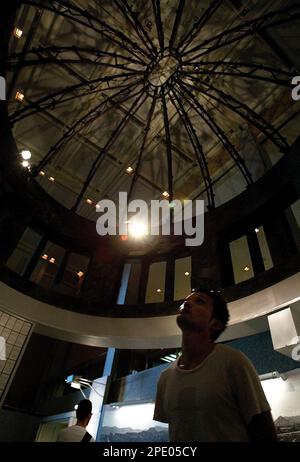 Replica of an atomic bomb at the United States Air Force Museum on ...