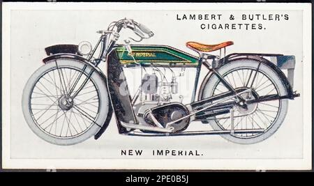 New Imperial - Vintage Motorcycle Advertising Stock Photo - Alamy
