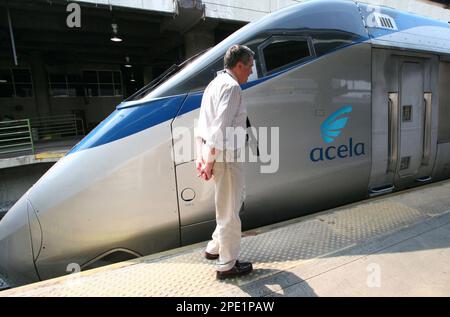Amtrak Acela Express train, Union Station, Washington, D.C Stock Photo ...