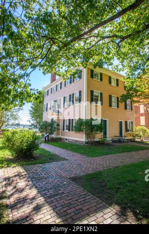 The Hawkes House in Salem, Massachusetts. Designed by Salem architect ...