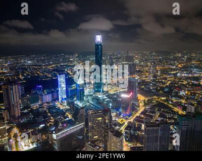 Aerial view TRX 106 top building Stock Photo - Alamy