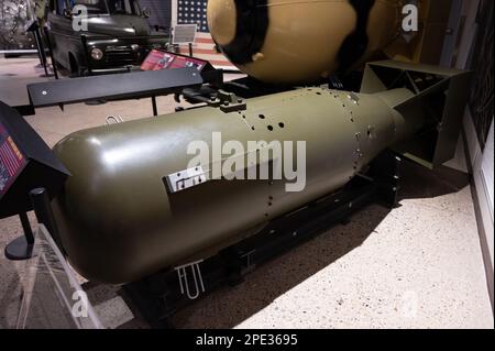 Giant rocket exhibit in museum interior view educational historic space ...