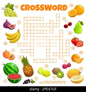 Raw farm fruits, word search puzzle game worksheet, vector kids quiz ...