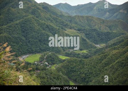The majestic valley of Banaue in the Philippines with its imposing ...