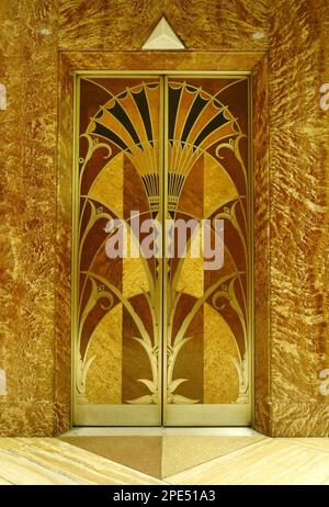 Chrysler building elevator new york. Elevator Doors Chrysler Building ...