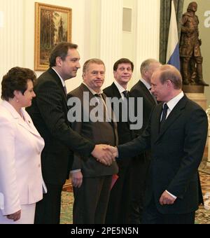 Dmitry Rogozin leader of the Rodina party hunger striking against the ...
