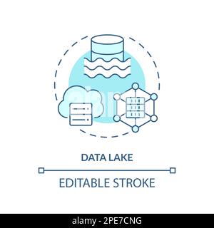 Data repository turquoise concept icon Stock Vector Image & Art - Alamy