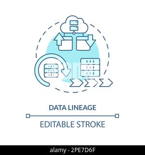 Data lineage concept icon Stock Vector Image & Art - Alamy