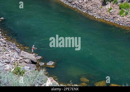 Morrow Point Dam on Gunnison River, Curecanti National Recreation Area ...