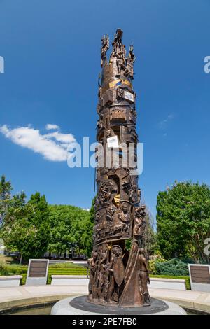 Tulsa, Oklahoma - The Tower of Reconciliation at John Hope Franklin ...