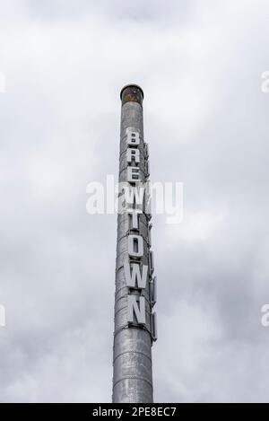 Brewtown in Upper Hutt, New Zealand, a visitor attraction with numerous ...