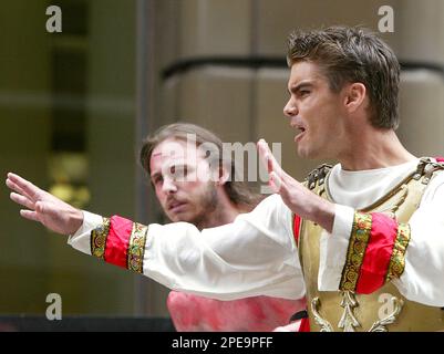 Jesus Christ with Pontius Pilot Stock Photo - Alamy