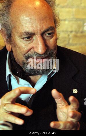 Saad Eddin Ibrahim, 66, speaks with an Associated Press reporter ...