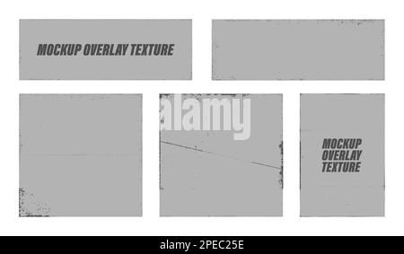 Old vintage edge vinyl album record cover overlay. Retro grunge effect ...