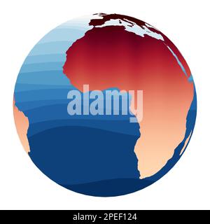 Gradient blue satellite image design suitable for stickers, logos and ...