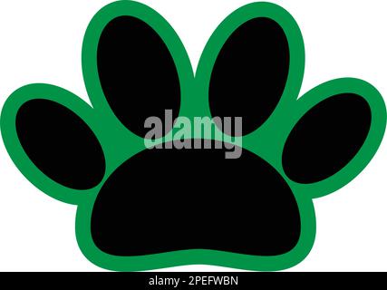 dog footprint logo vektor template Stock Vector Image & Art - Alamy
