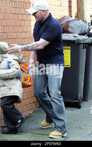 Johnny Adair released from prison Stock Photo - Alamy