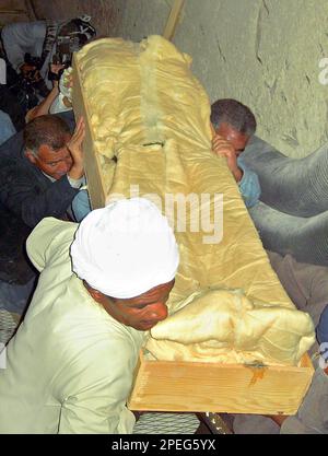Egypt, CT scan of Tutankhamun Stock Photo - Alamy