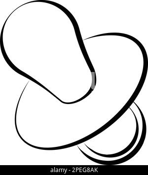 Baby pacifier icon Stock Vector Image & Art - Alamy