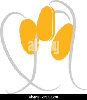 bean sprouts icon illustration design Stock Vector Image & Art - Alamy