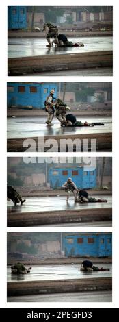 Gunnery Sgt. Ryan P. Shane (C), Company B, 1st Battalion 8th Marine ...