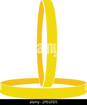 wedding ring icon logo vektor template Stock Vector Image & Art - Alamy