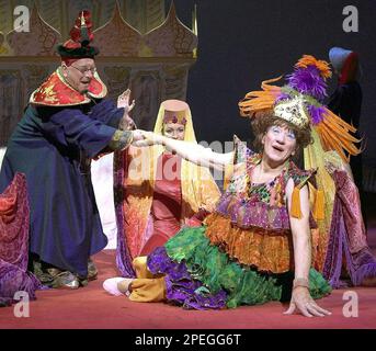 A pantomime theatre production in the classical Italian commedia dell ...