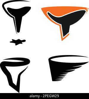 funneling logo icon vector illustration Stock Vector Image & Art - Alamy