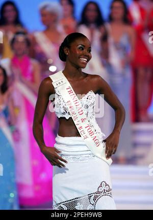 Kenisha Thom, Miss Trinidad & Tobago 2006, is announced as a semi ...