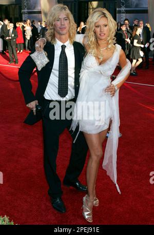 Duff McKagan, of the band "Velvet Revolver," and his wife Susan arrive ...