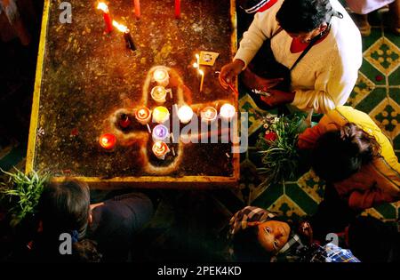 Temple of San Simon, also known as Maximon, Patron Saint of Gamblers ...