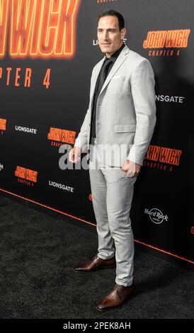 Marko Zaror attends a special screening of "John Wick: Chapter 4" at ...