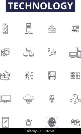 Edge AI icon set with illustration real time connection system ...
