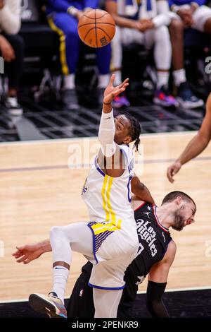 Golden State Warriors forward Jonathan Kuminga during an NBA basketball ...