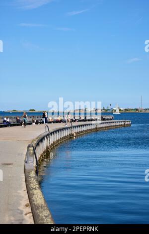 Svanemølle-molen (Svanemølle Pier); Svanemøllen strandpark, Copenhagen ...
