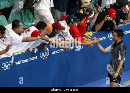 Indonesia's badminton doubles team of Eng Hian, left, and Flandy ...